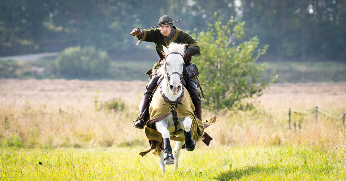 Modern riddare bjuder på häftig show