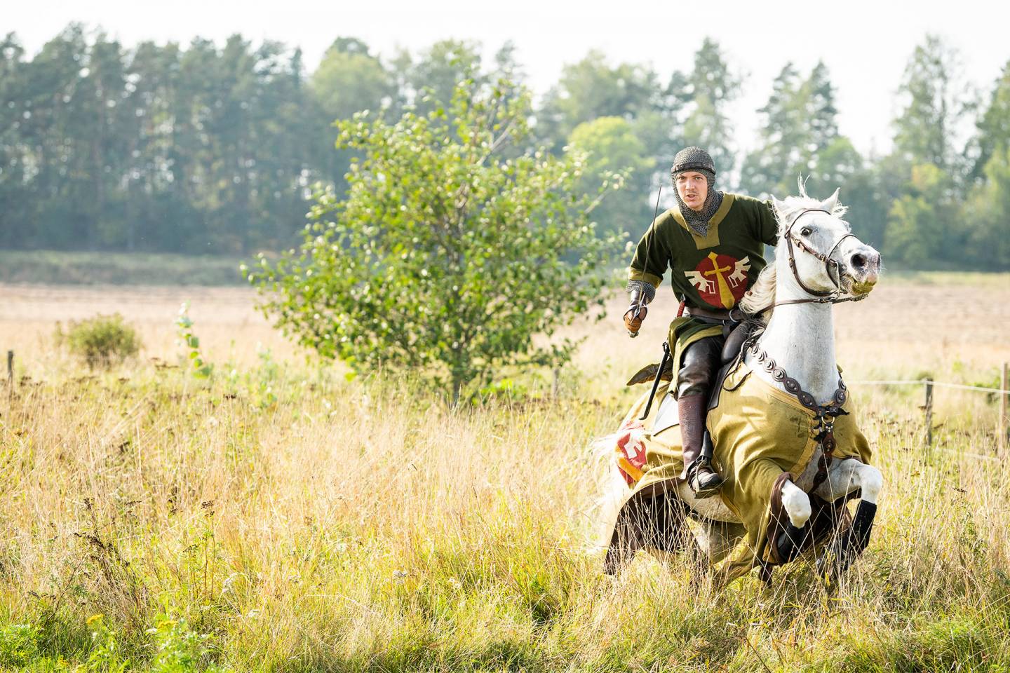 Modern riddare bjuder på häftig show